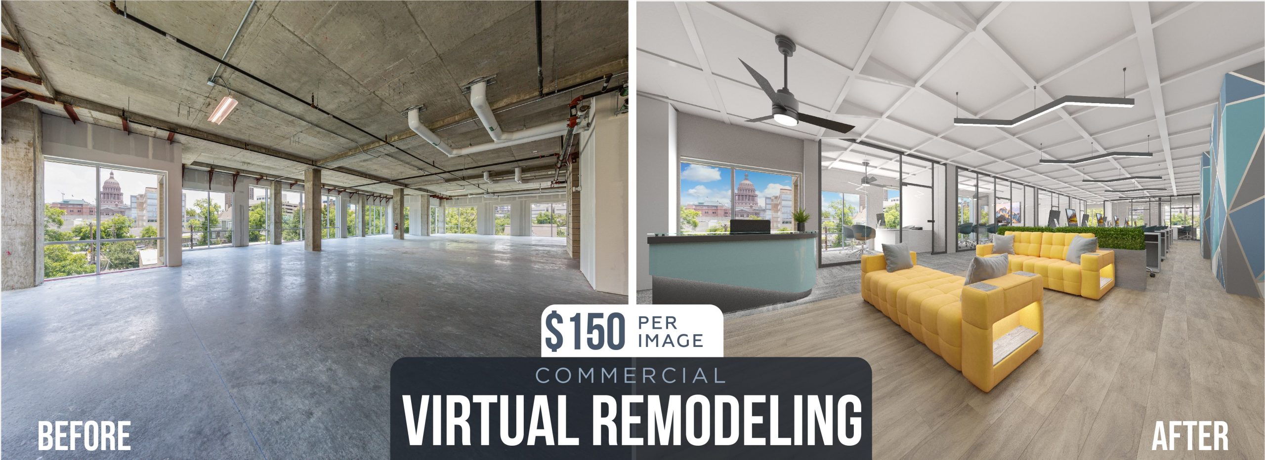 Real Estate Photo Editing & Virtual Staging - Square Foot Productions